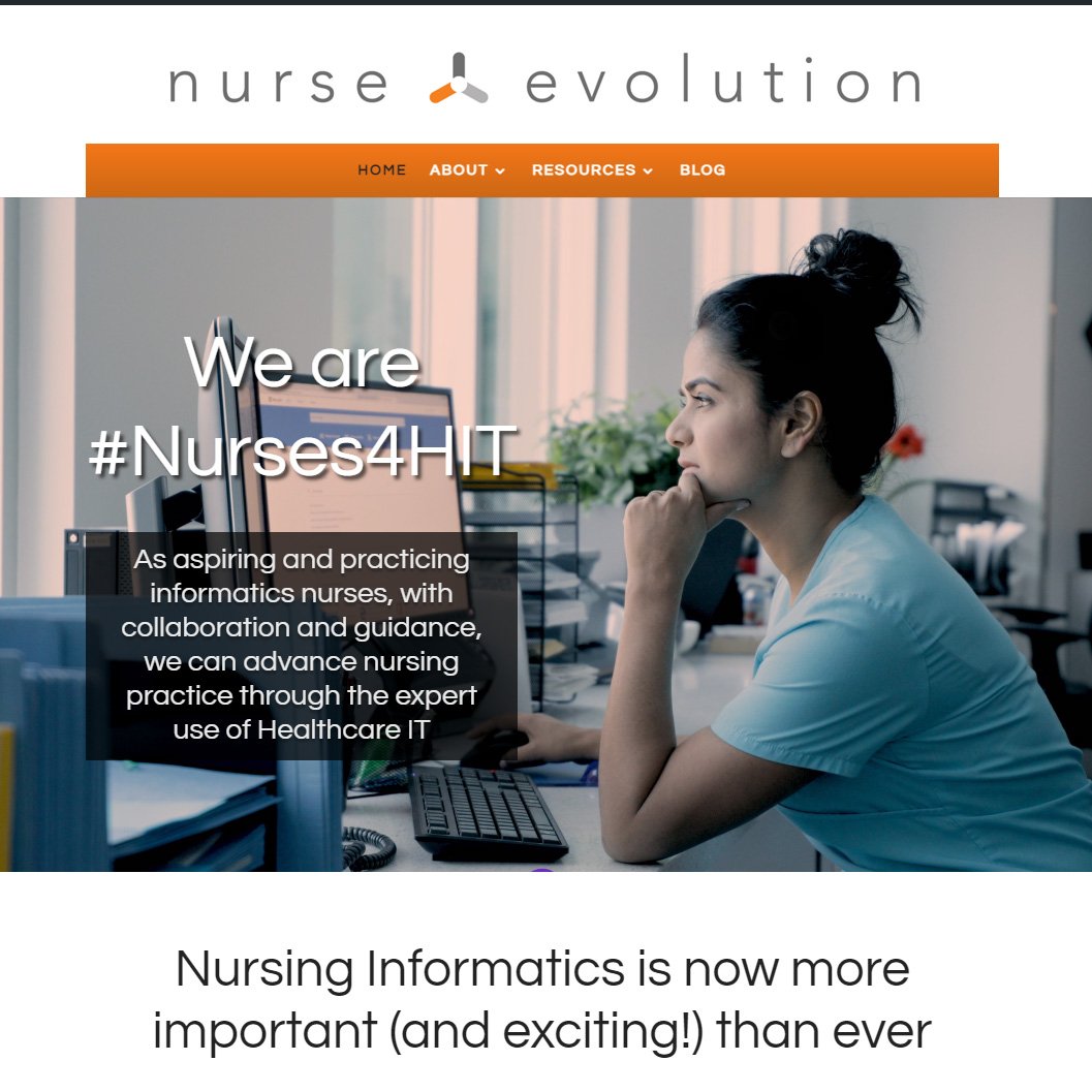 Nurse Evolution - An Information Hub for Nursing Informaticists